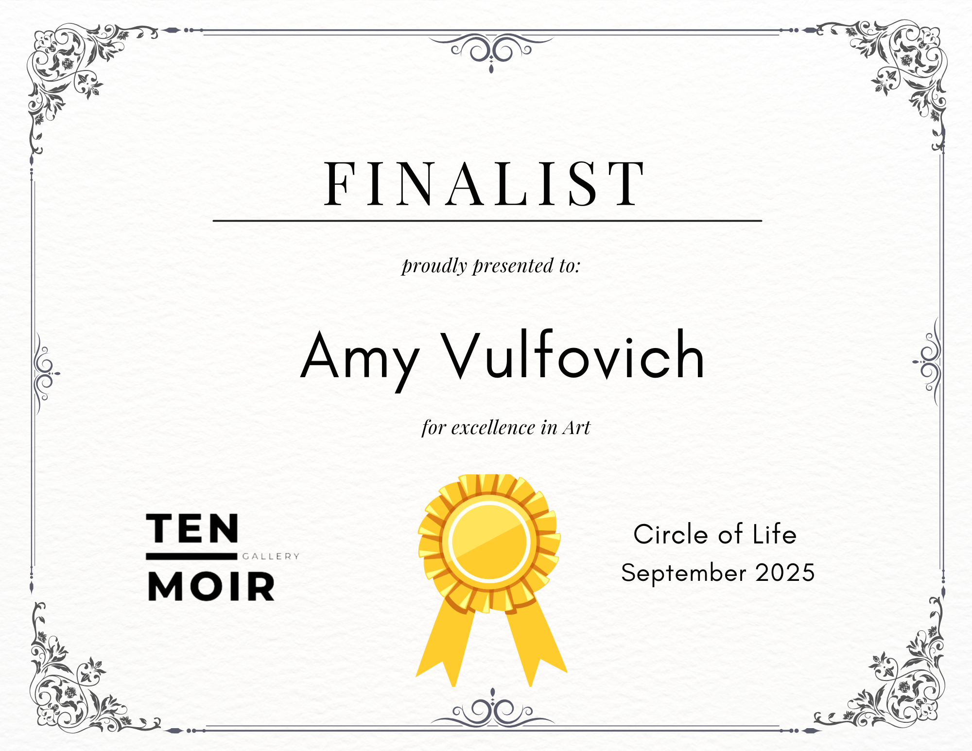 Artist Certificate Downloads – Circle of Life – Green 2025 – The Moir ...